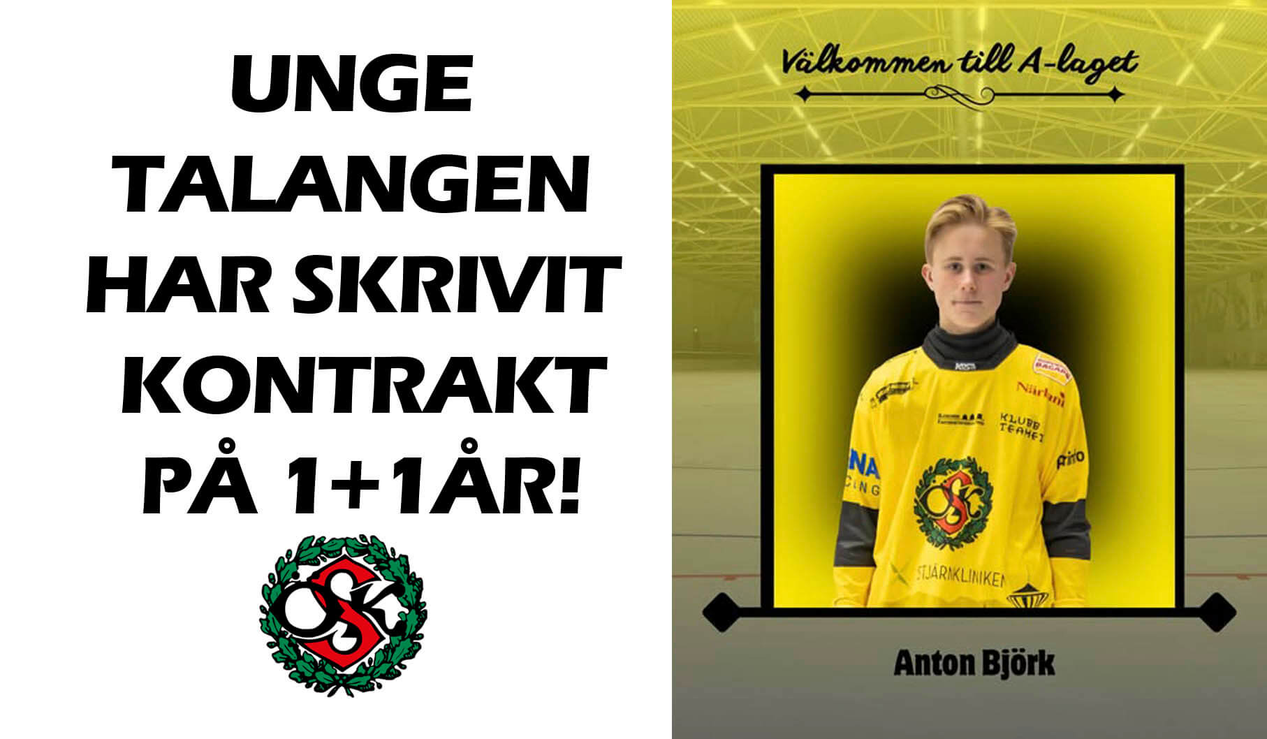 Anton Björk får kontrakt! - Örebro SK Bandy